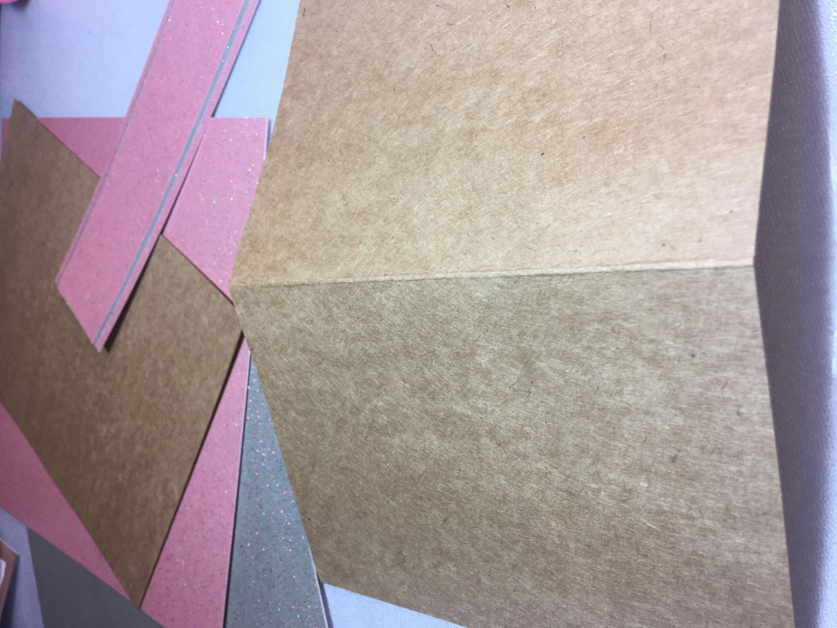 How To Make A Pink Card With Hearts On