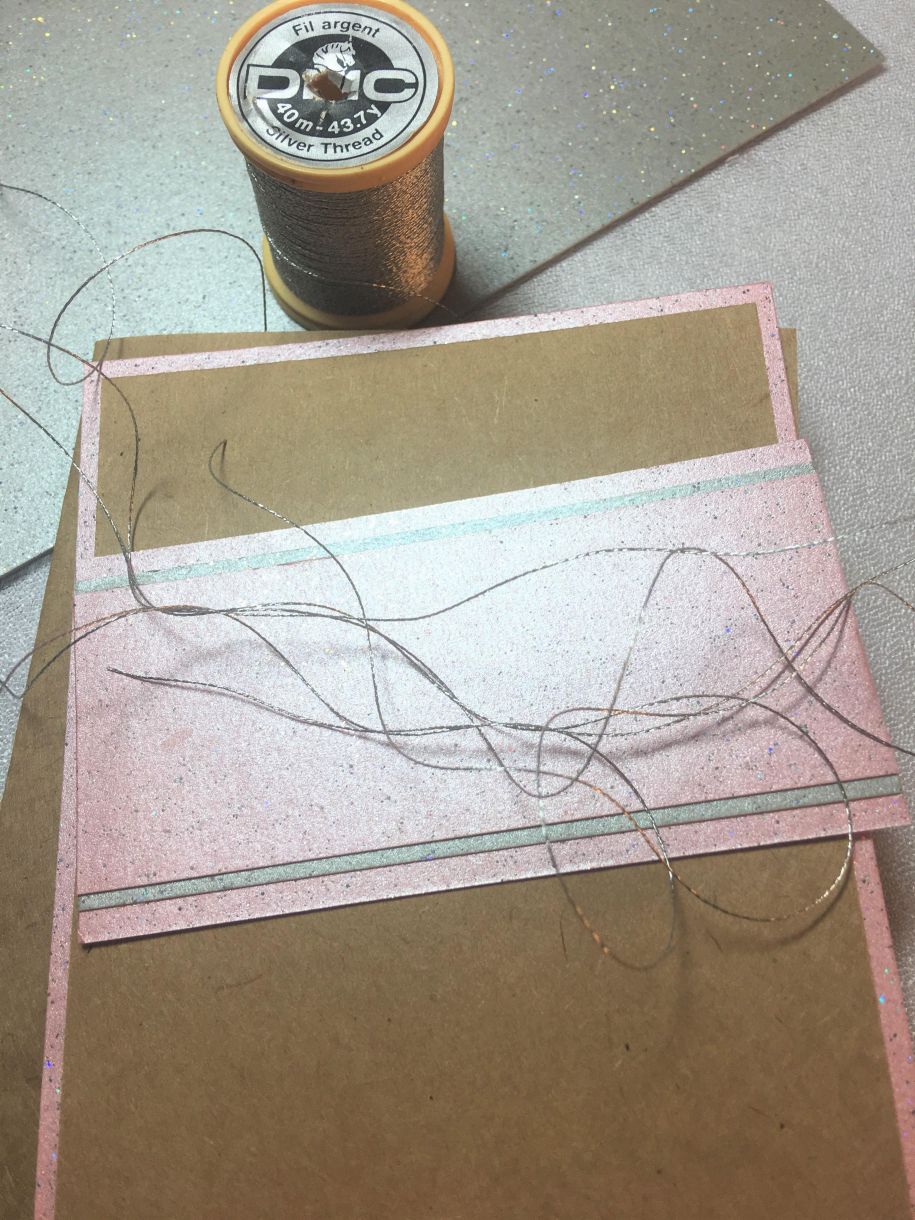 How To Make A Pink Card With Hearts On