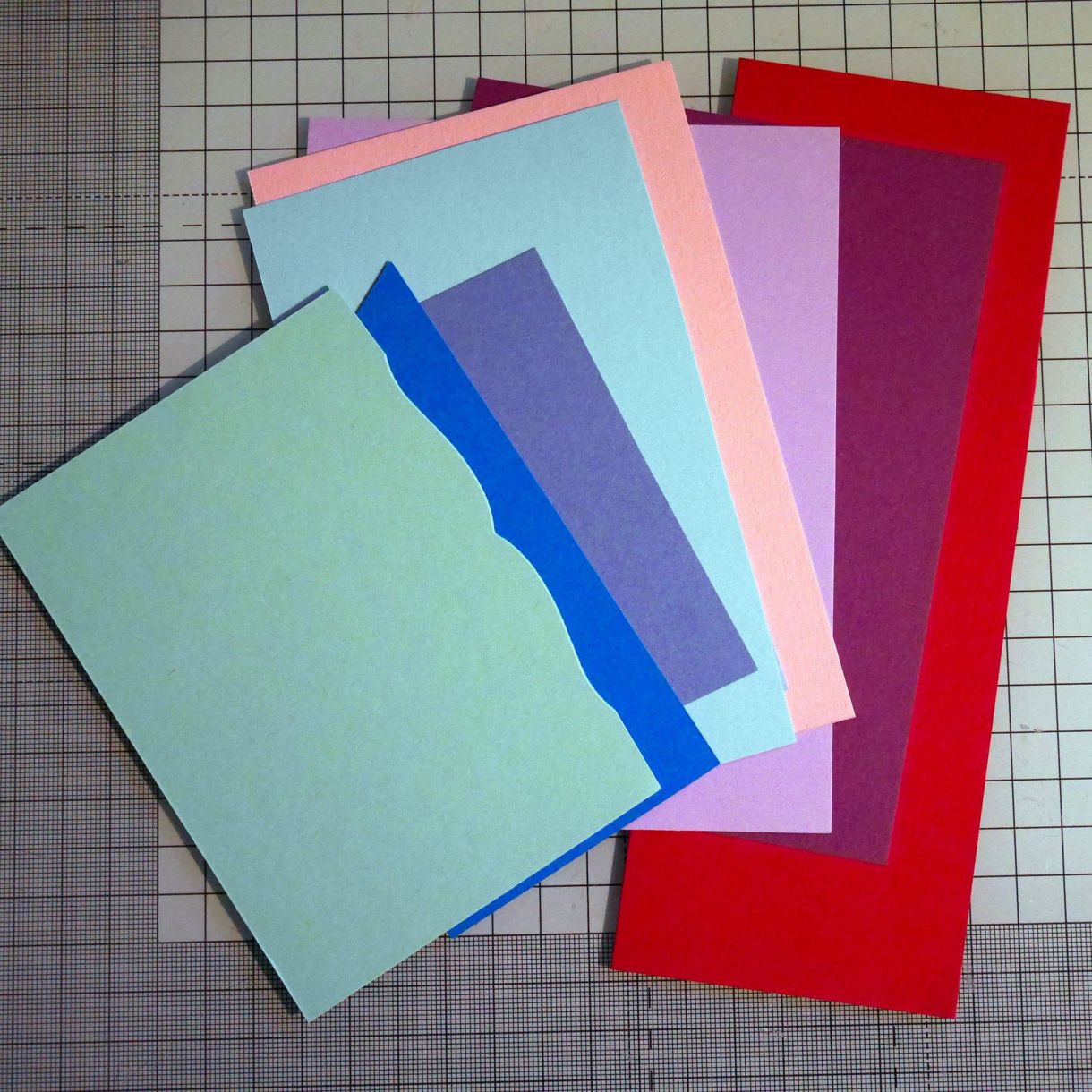 Grid of Hearts Valentines Day Card