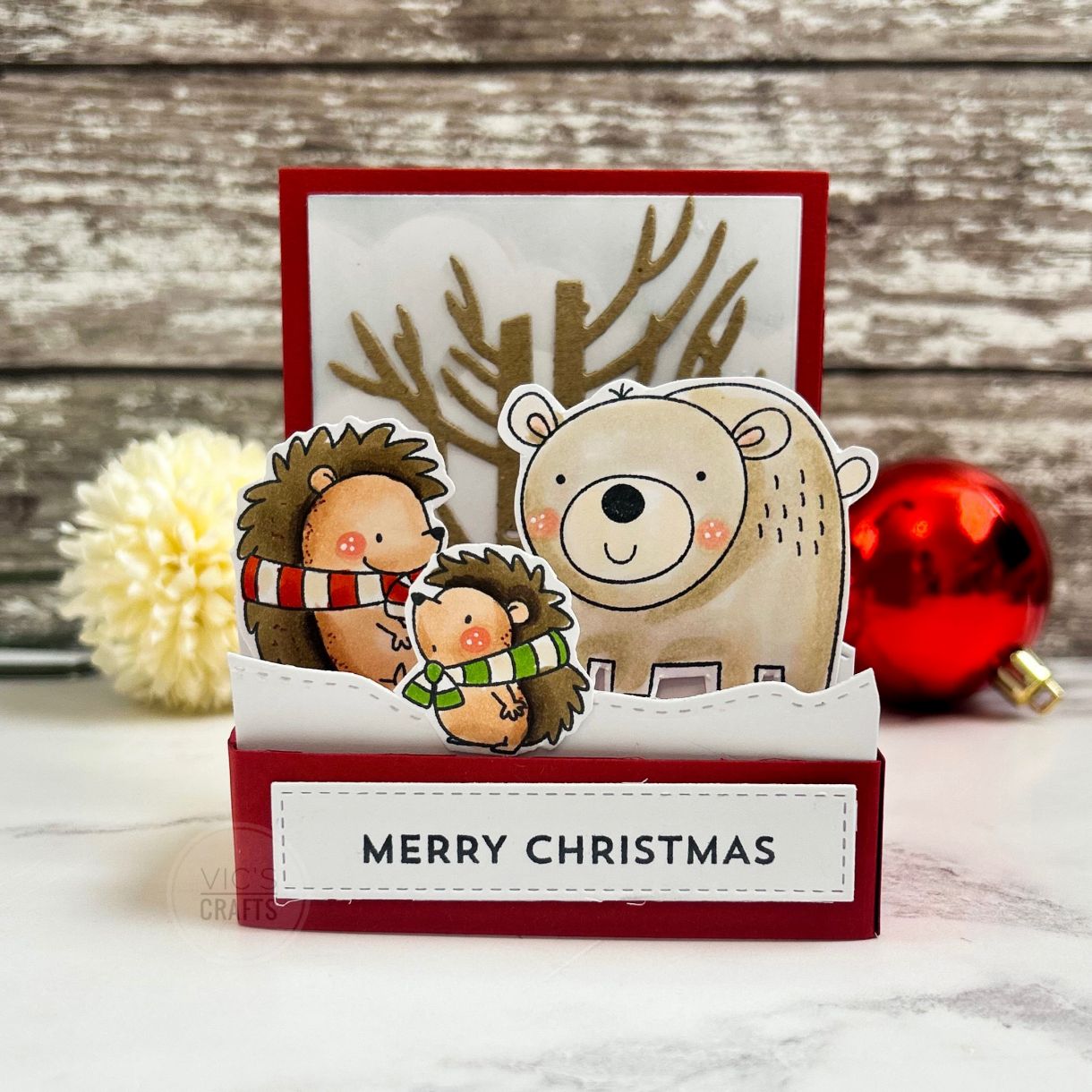 Merry Christmas Box Card