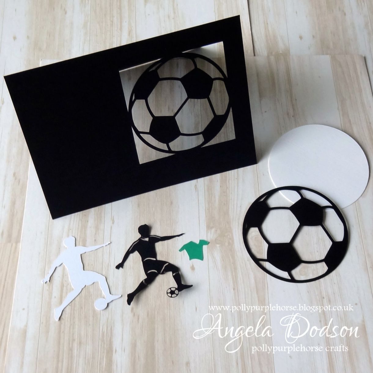 Make a football themed birthday card