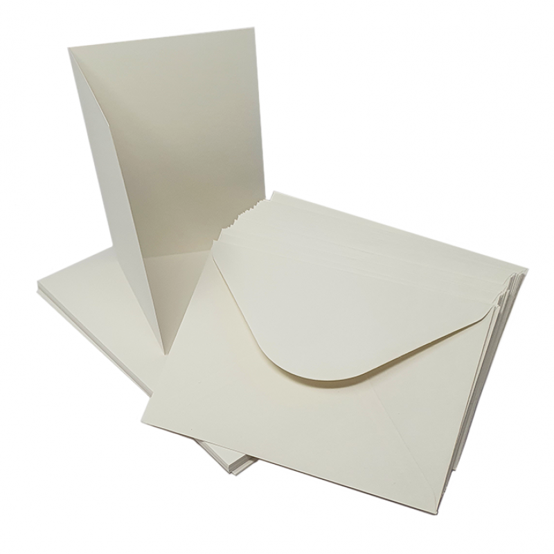 Gesso Materica Double Sided 250gsm Card Blanks and Envelopes